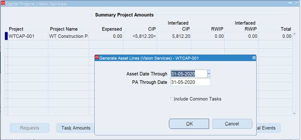 Case Scenario: Working with Unassigned Asset Lines Loader across Periods